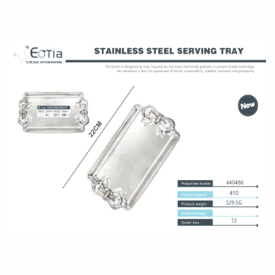 Stainless Steel Serving Tray – Footprints Supplies